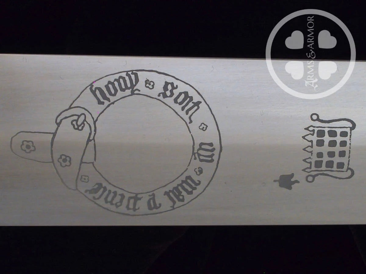 What was written on sword blades – Arms & Armor