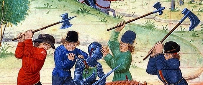 Mounting a Battle Axe to a Haft – Arms & Armor