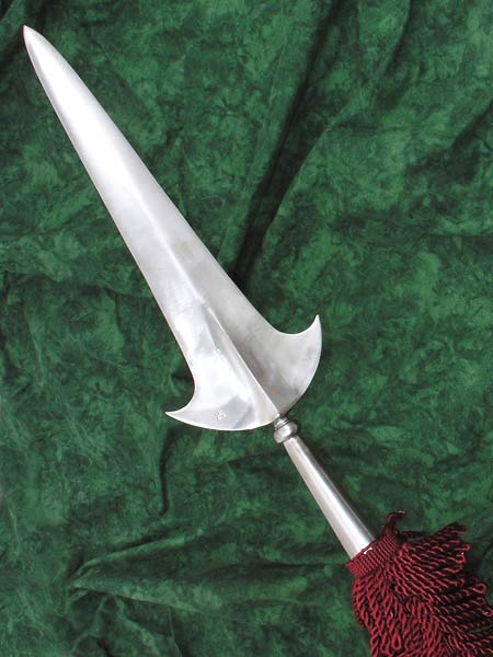 Partisan Weapon Image Of Partisan (spear) In Steel, Gold And Wood